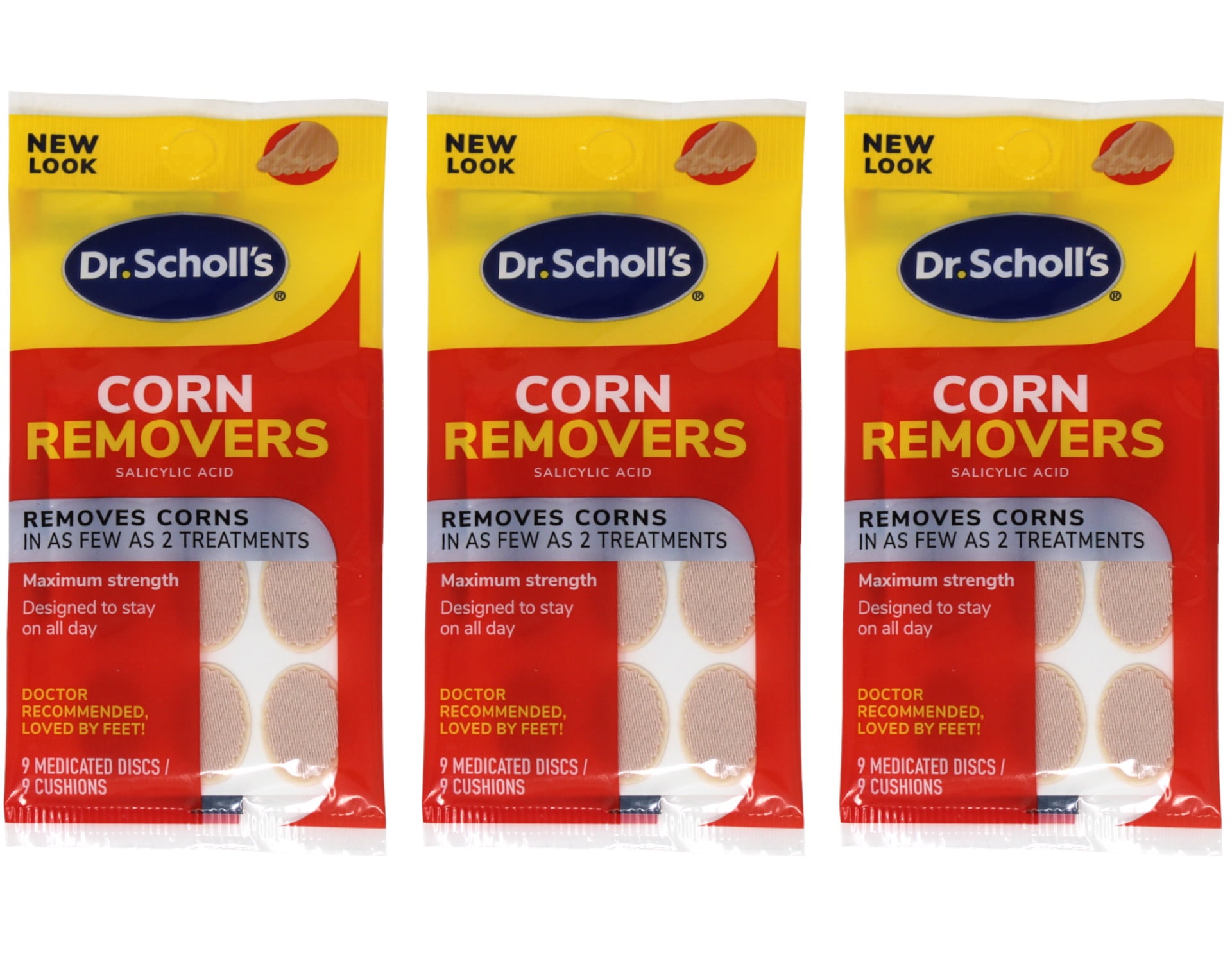 Dr. Scholls Corn Removers 9 Count Maximum Strength (Pack of 3 ...