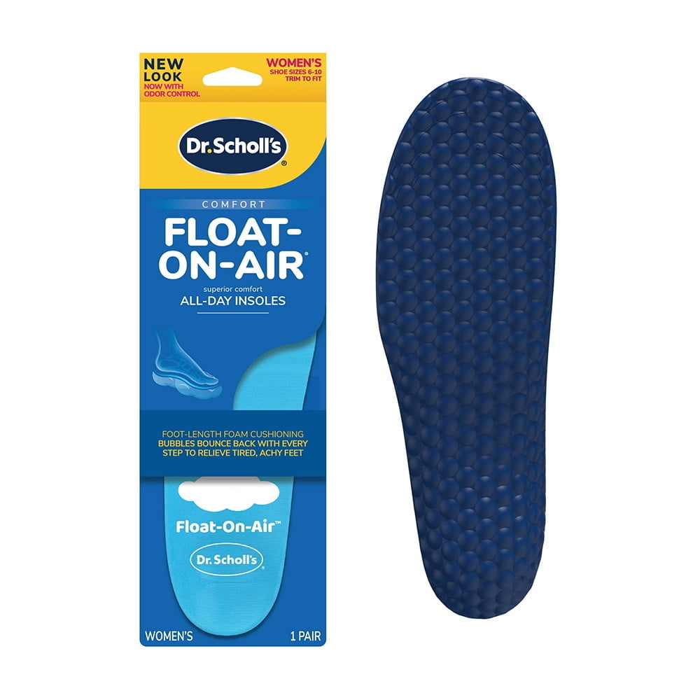 Dr Scholls Float On Air Comfort Insoles For Women, Sizes 6 To 10, 1 ...