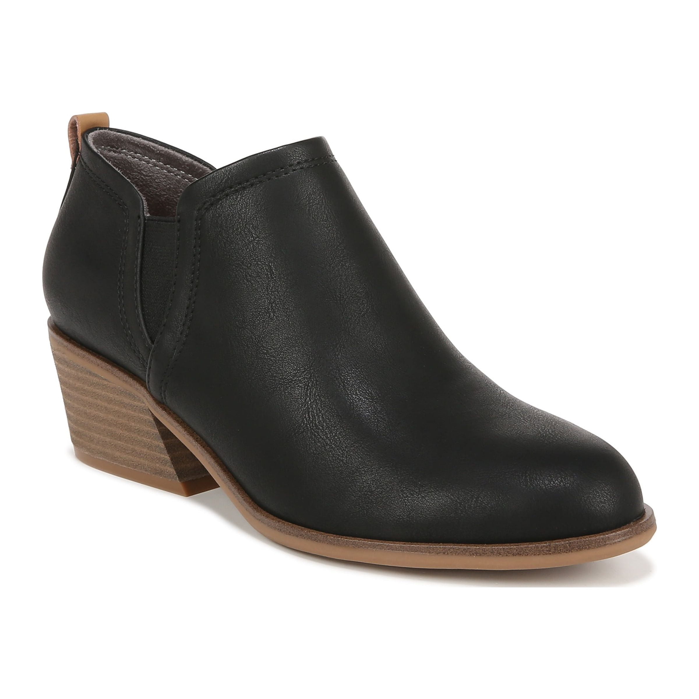 Dr. Scholls Women's Laurel Ankel Booties Boot Black Smooth 9M - Walmart.com