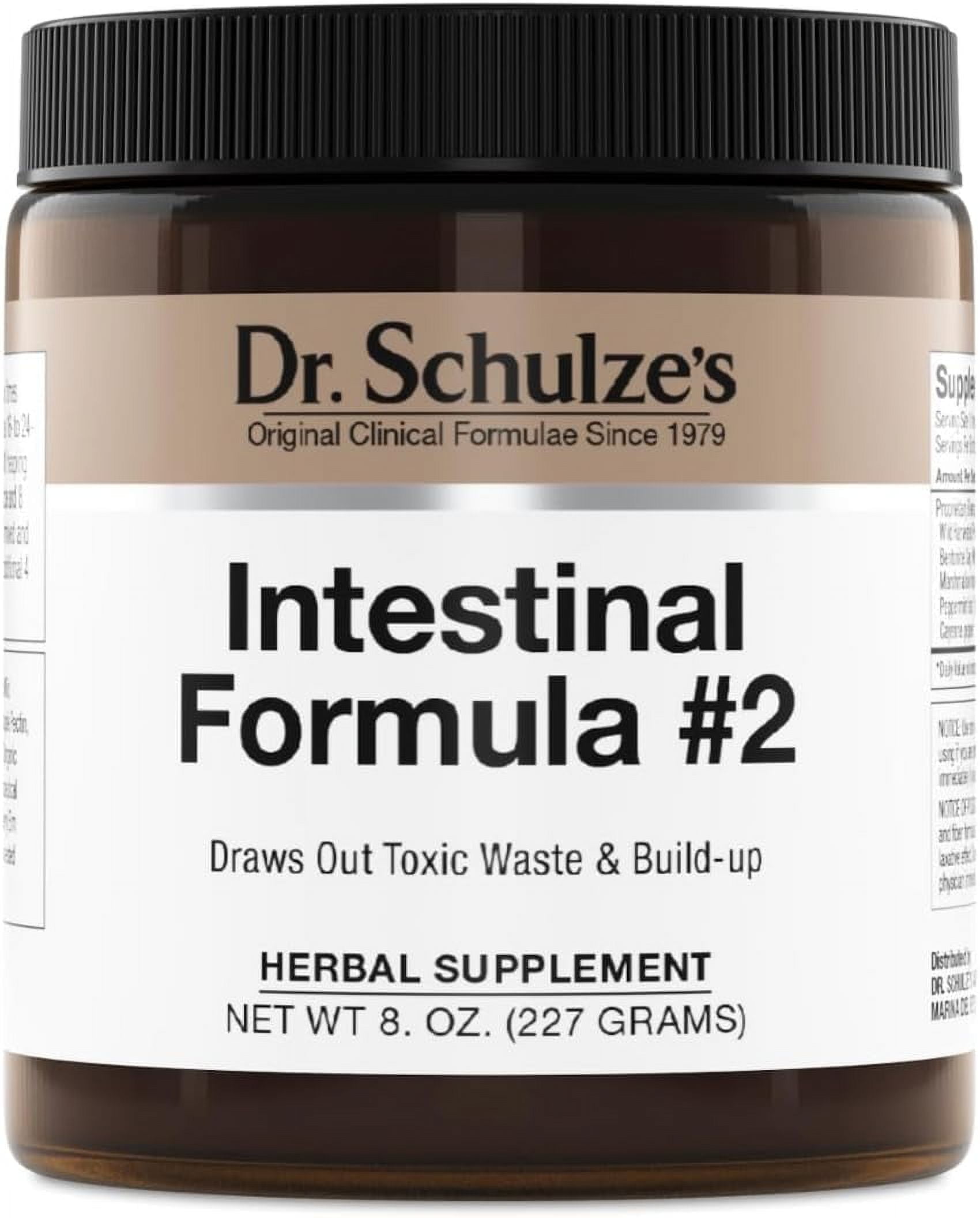 Dr. Schulze's Intestinal Formula #2, Herbal Colon Cleanse Detox, 8 Oz ...