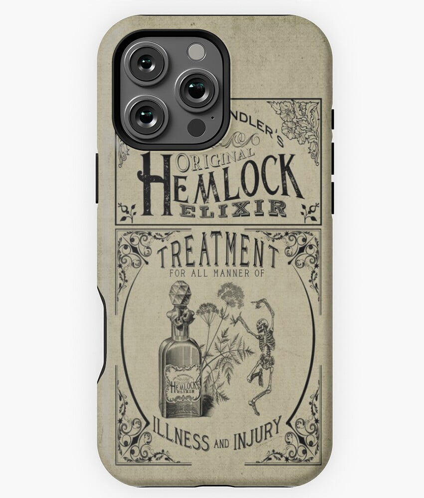Dr Schwindler s Original Hemlock Elixir Vintage Label M17783 Phone case ...
