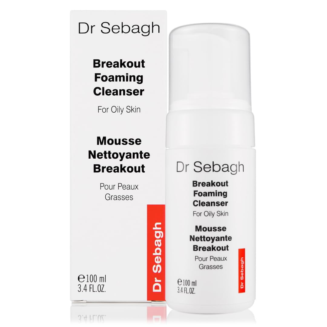 Dr Sebagh Breakout Foaming Face Cleanser - (3.4 fl Clears Blemishes ...