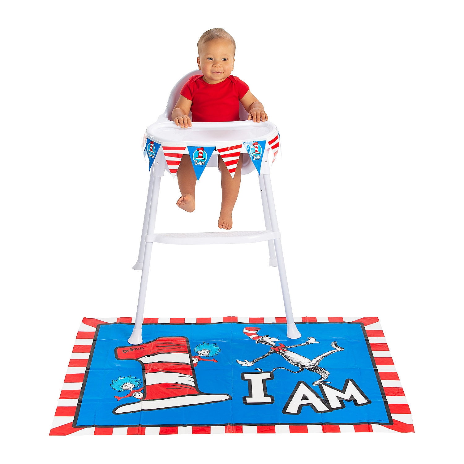 Dr. Seuss™ 1st Birthday Party High Chair Decorating Kit - 2 Pc ...
