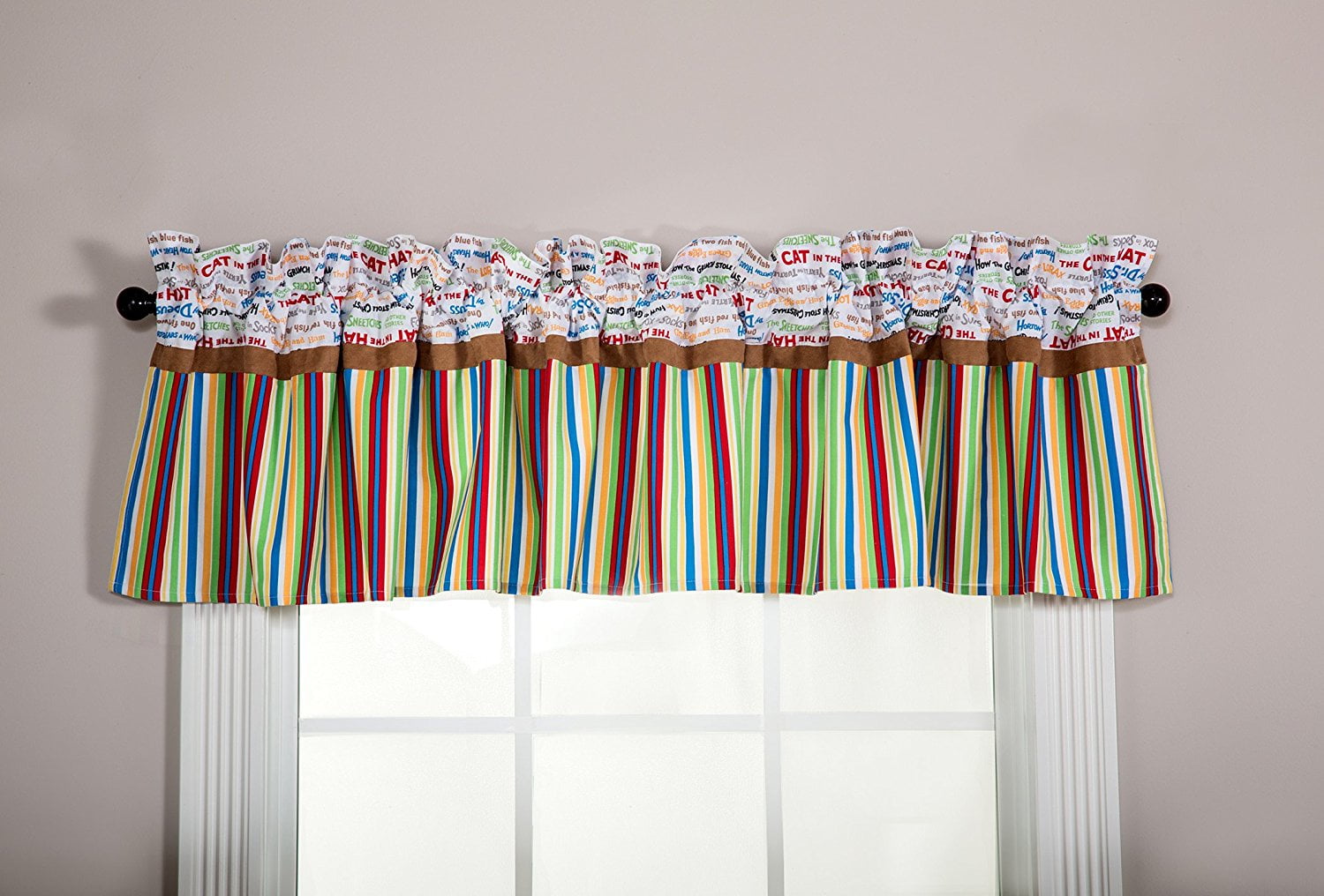Trend-Lab Dr. Seuss Alphabet Seuss Window Valance - Walmart.com