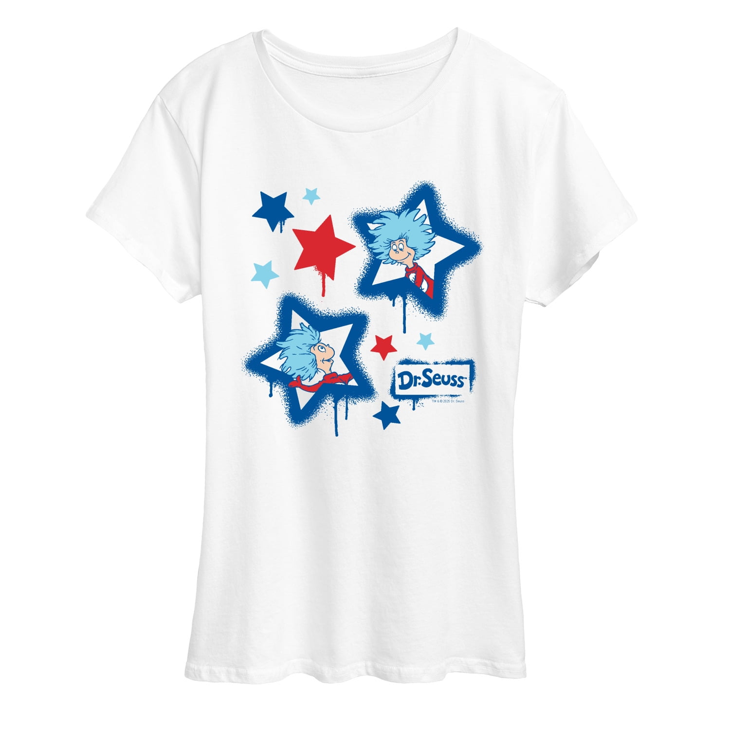 Dr. Seuss - Americana Things Streetwear - Women's Short Sleeve Graphic ...