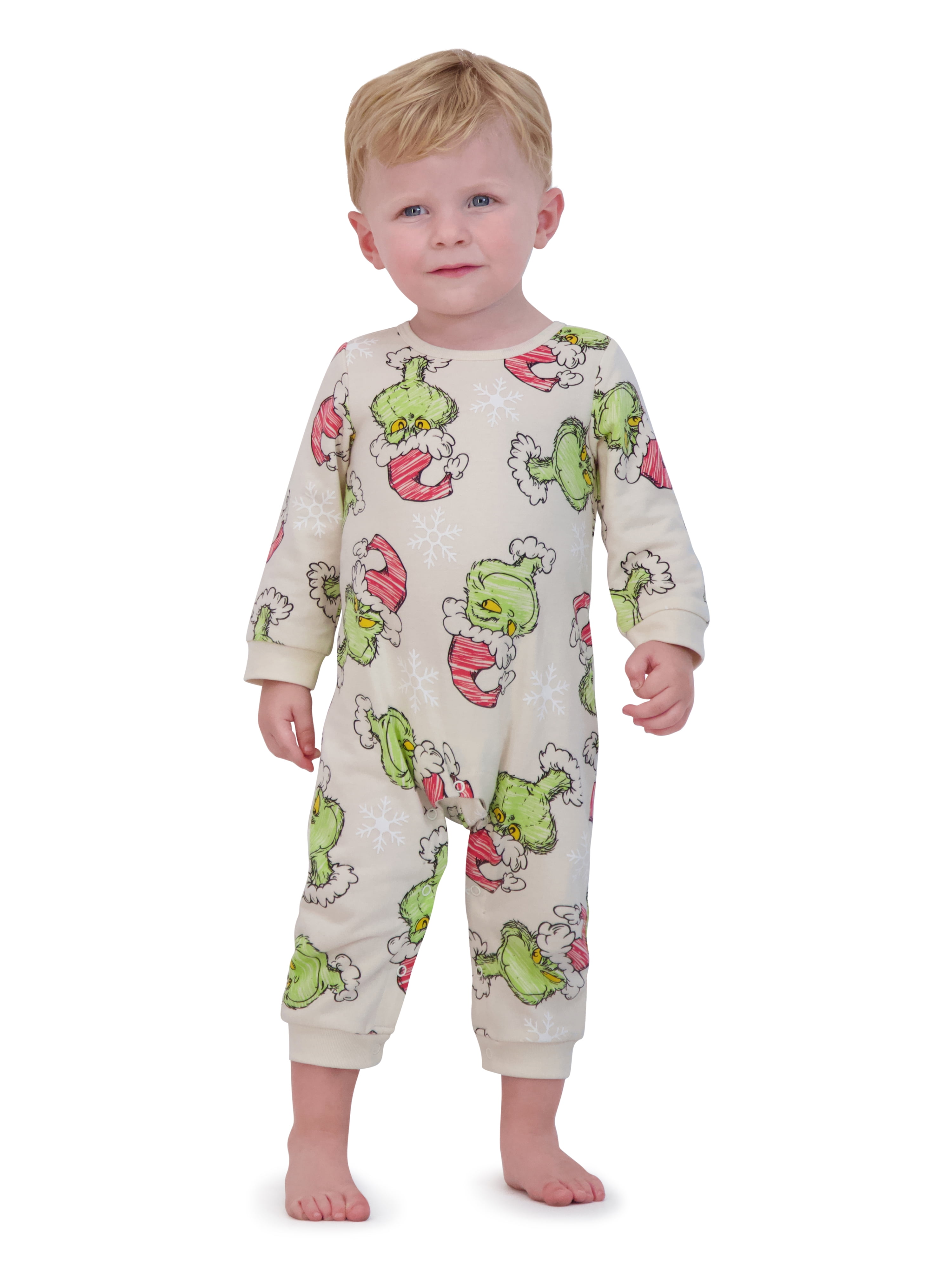 Dr.Seuss Baby Boy Grinch Printed Coverall, Sizes 0-24 Months - Walmart.com