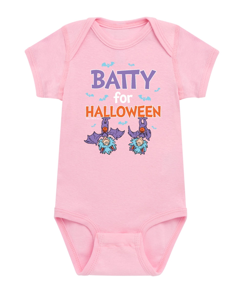 Dr. Seuss - Batty For Halloween Thing 1 and Thing 2 - Infant Baby One ...