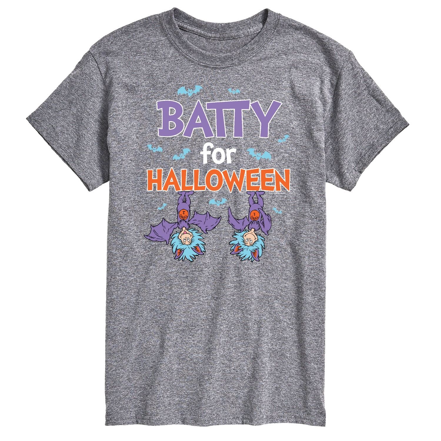 Dr. Seuss - Batty For Halloween Thing 1 and Thing 2 - Men's Short ...