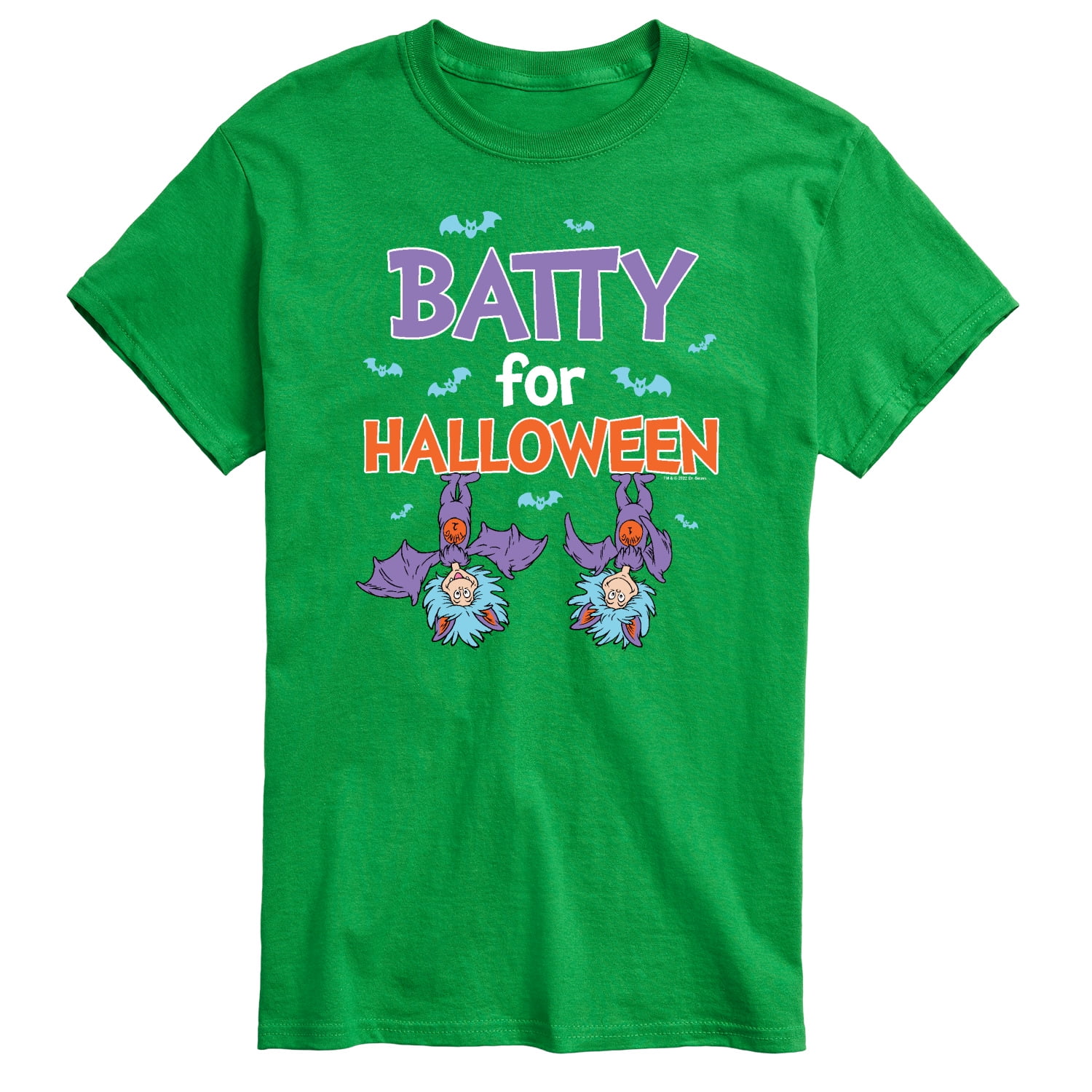 Dr. Seuss - Batty For Halloween Thing 1 and Thing 2 - Men's Short ...