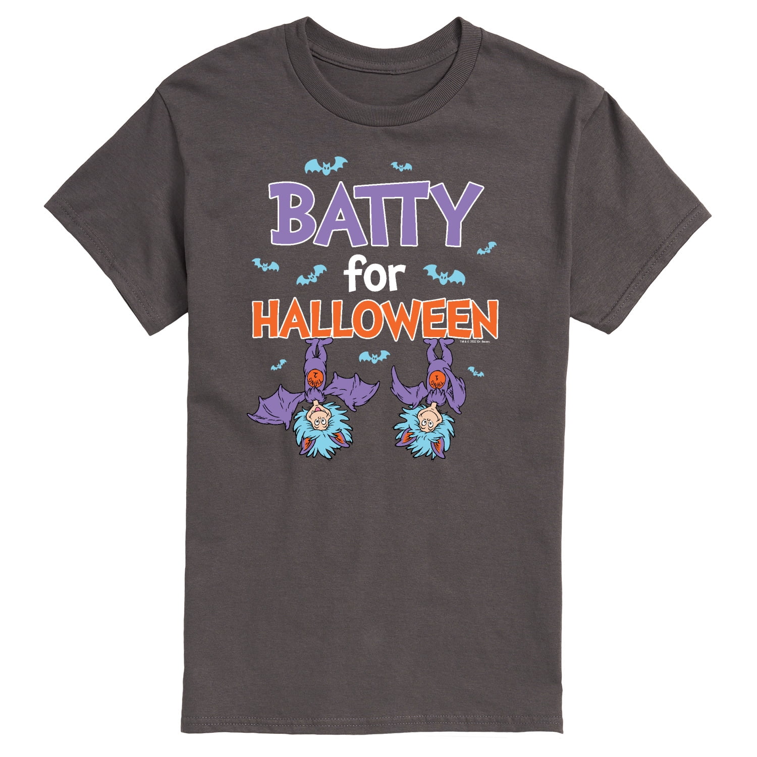Dr. Seuss - Batty For Halloween Thing 1 and Thing 2 - Men's Short ...