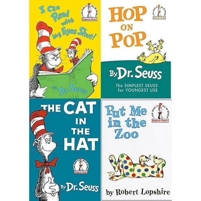 Dr. Seuss Beginner Books Box Set (I Can Read With My Eyes Shut/Hop on ...