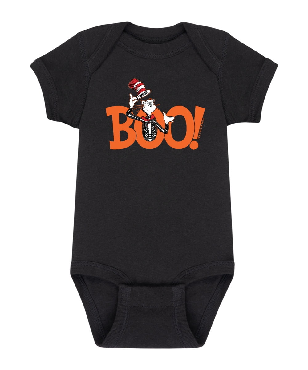 Dr. Seuss - Boo Cat - Infant Baby One Piece - Walmart.com