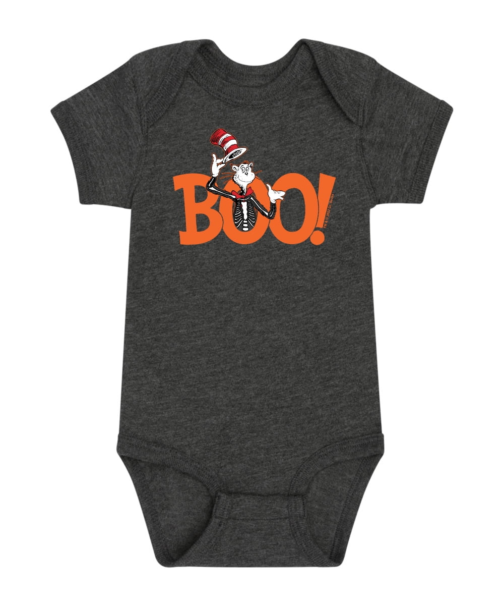 Dr. Seuss - Boo Cat - Infant Baby One Piece - Walmart.com