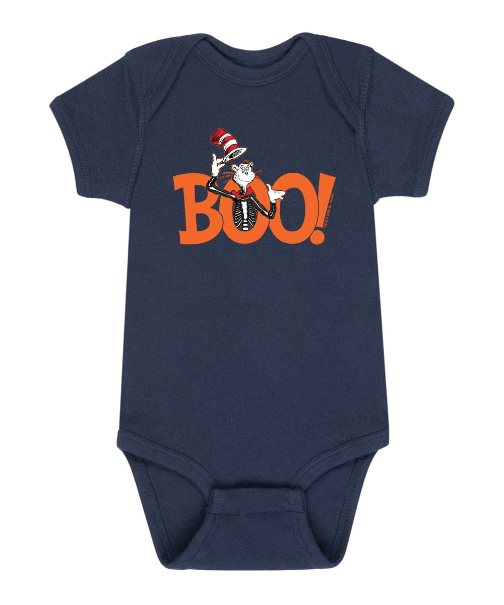 Dr. Seuss - Boo Cat - Infant Baby One Piece - Walmart.com