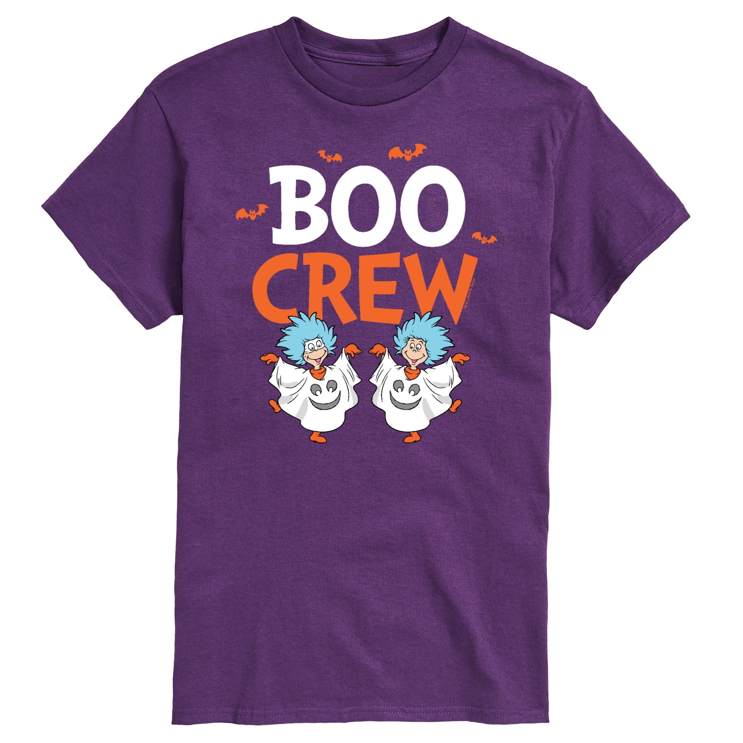 Dr. Seuss - Boo Crew Thing 1 and Thing 2 - Men's Short Sleeve Graphic T ...