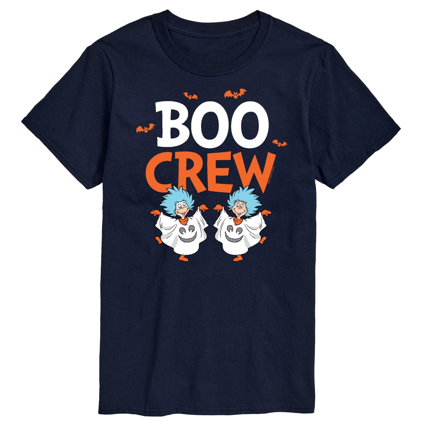 Dr. Seuss - Boo Crew Thing 1 and Thing 2 - Men's Short Sleeve Graphic T ...