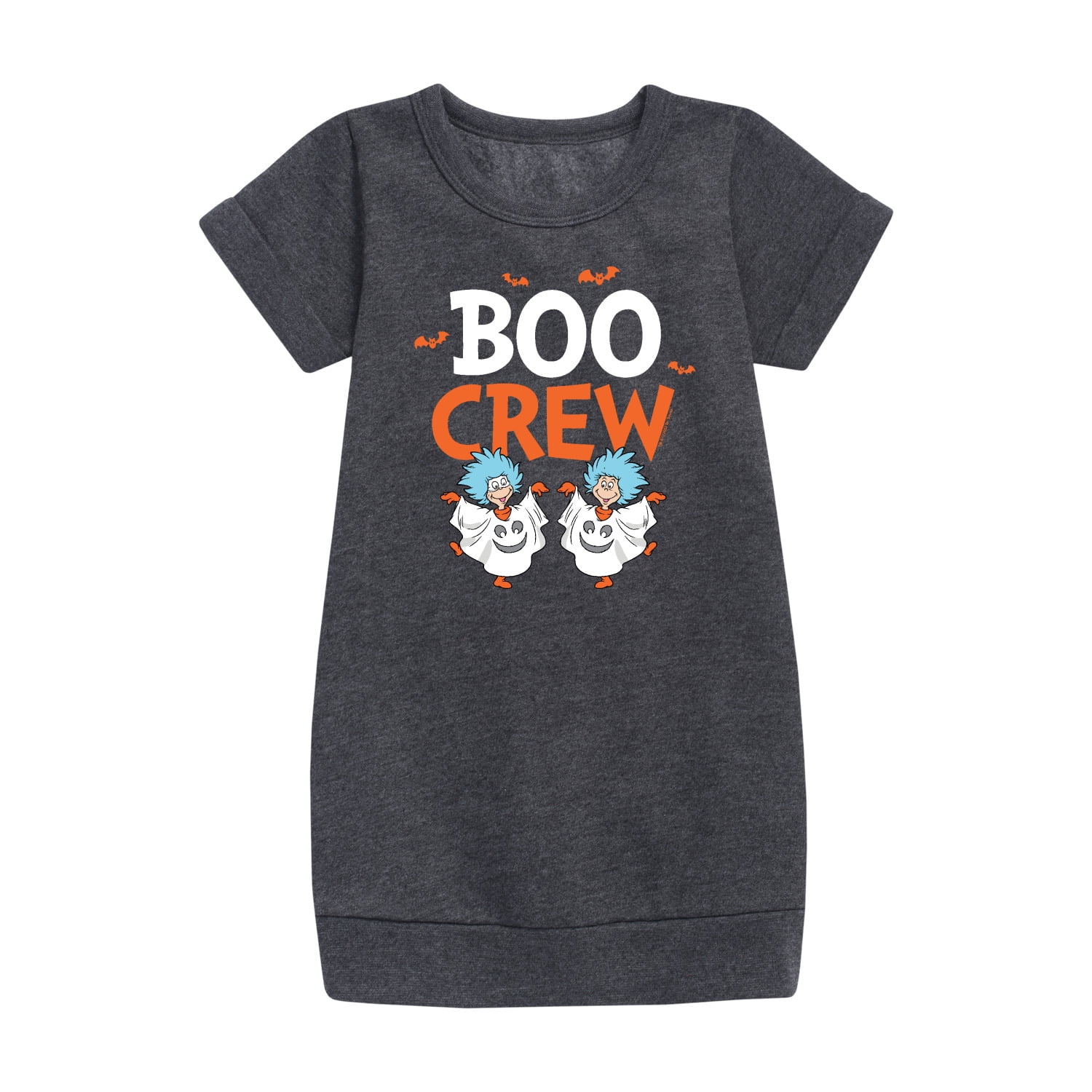 Dr. Seuss - Boo Crew - Toddler And Youth Girls Fleece Dress - Walmart.com