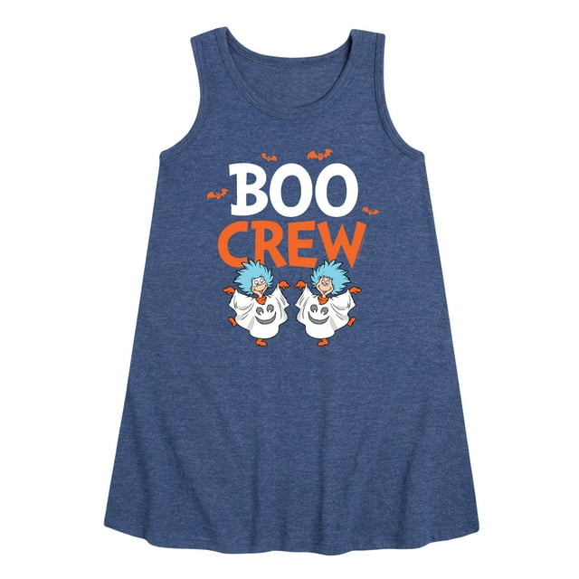 Dr. Seuss - Boo Crew - Toddler and Youth Girls A-line Dress - Walmart.com