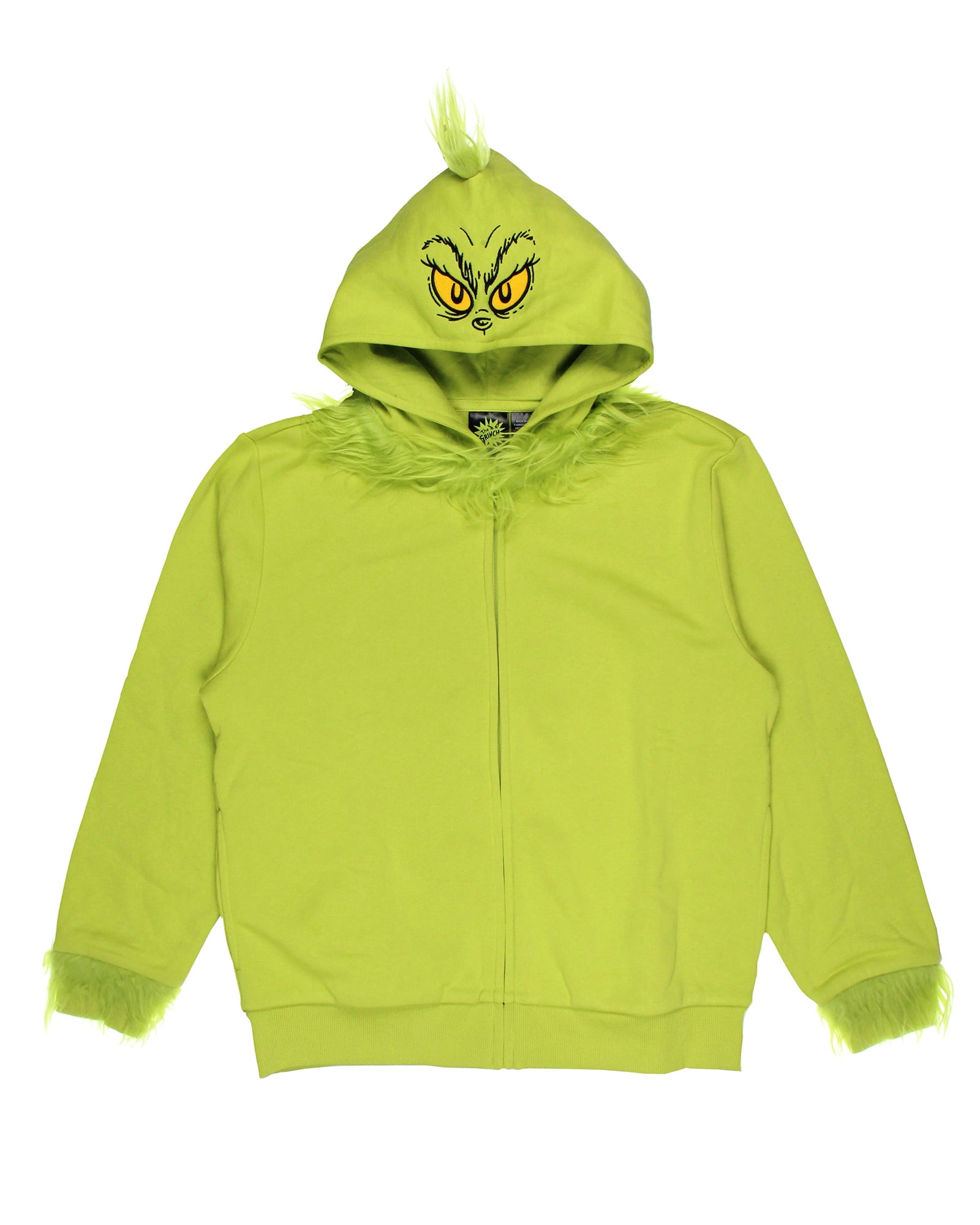 Dr Seuss Boy's How The Grinch Stole Christmas Kids Grinch Character Zip ...