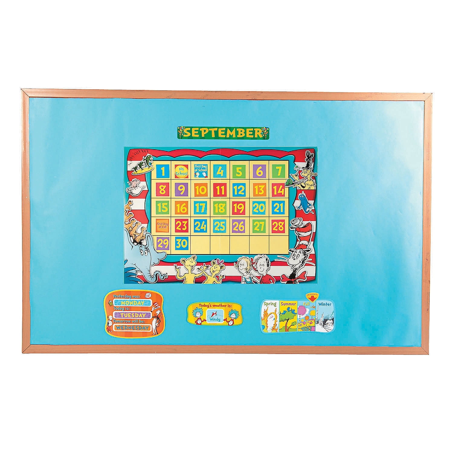 Dr. Seuss Bulletin Board Calendar - Walmart.com