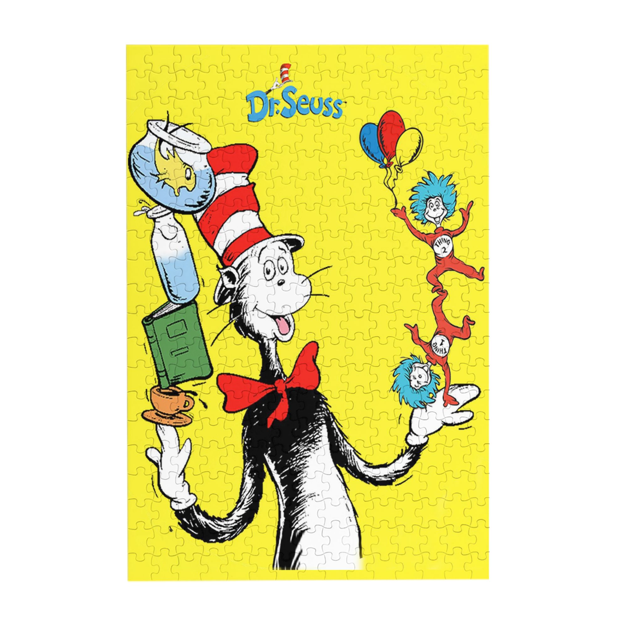 Dr Seuss Cat Wooden Picture Puzzle 300 Piece Jigsaw Puzzle for Adults ...