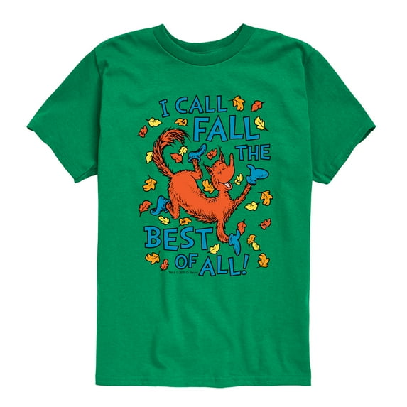 Dr. Seuss - Fall Best Of All - Youth Boys Short Sleeve Graphic T-Shirt ...