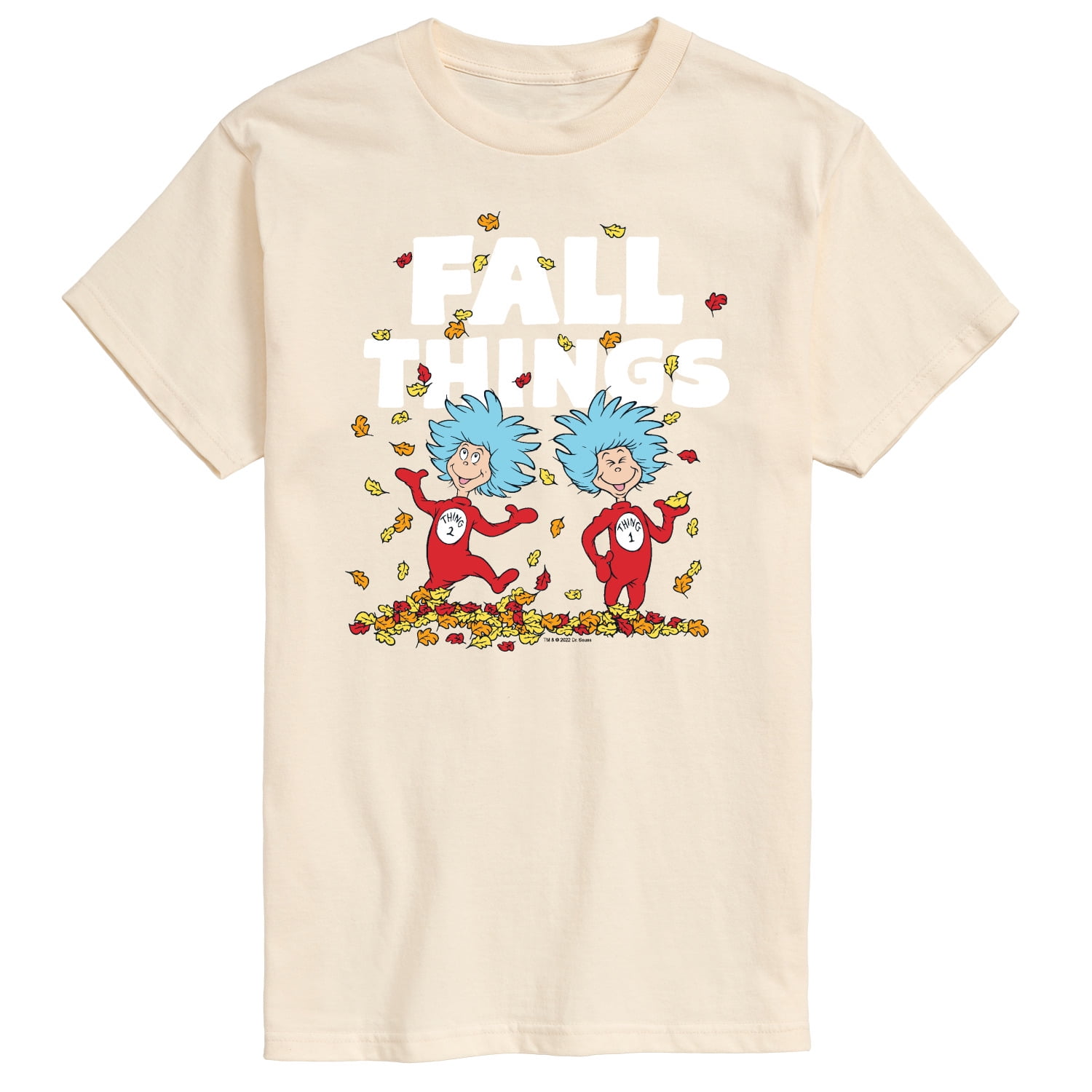 Dr. Seuss - Fall Things - Men's Short Sleeve Graphic T-Shirt - Walmart.com
