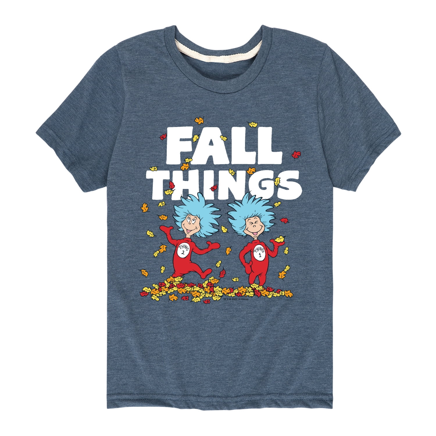 Dr. Seuss - Fall Things Thing 1 and Thing 2 - Toddler And Youth Short ...