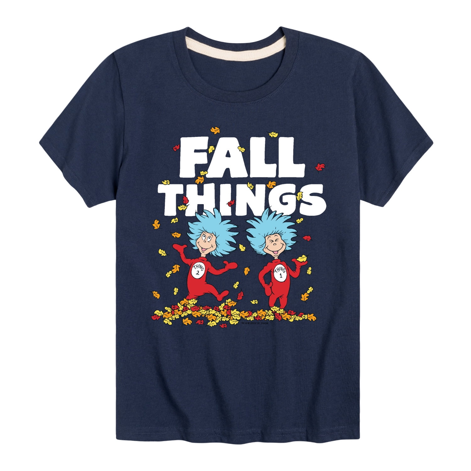 Dr. Seuss - Fall Things Thing 1 and Thing 2 - Toddler And Youth Short ...