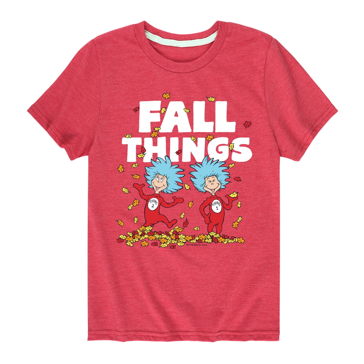 Dr. Seuss - Fall Things Thing 1 and Thing 2 - Toddler And Youth Short ...