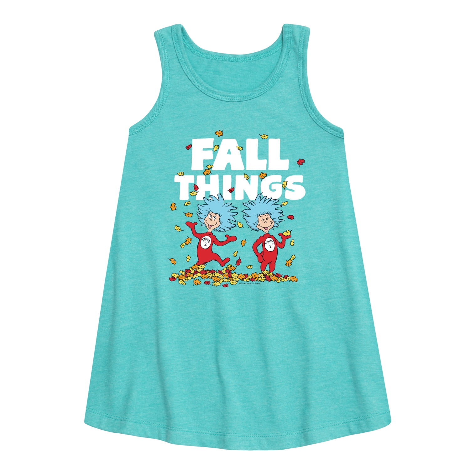 Dr. Seuss - Fall Things - Toddler and Youth Girls A-line Dress ...