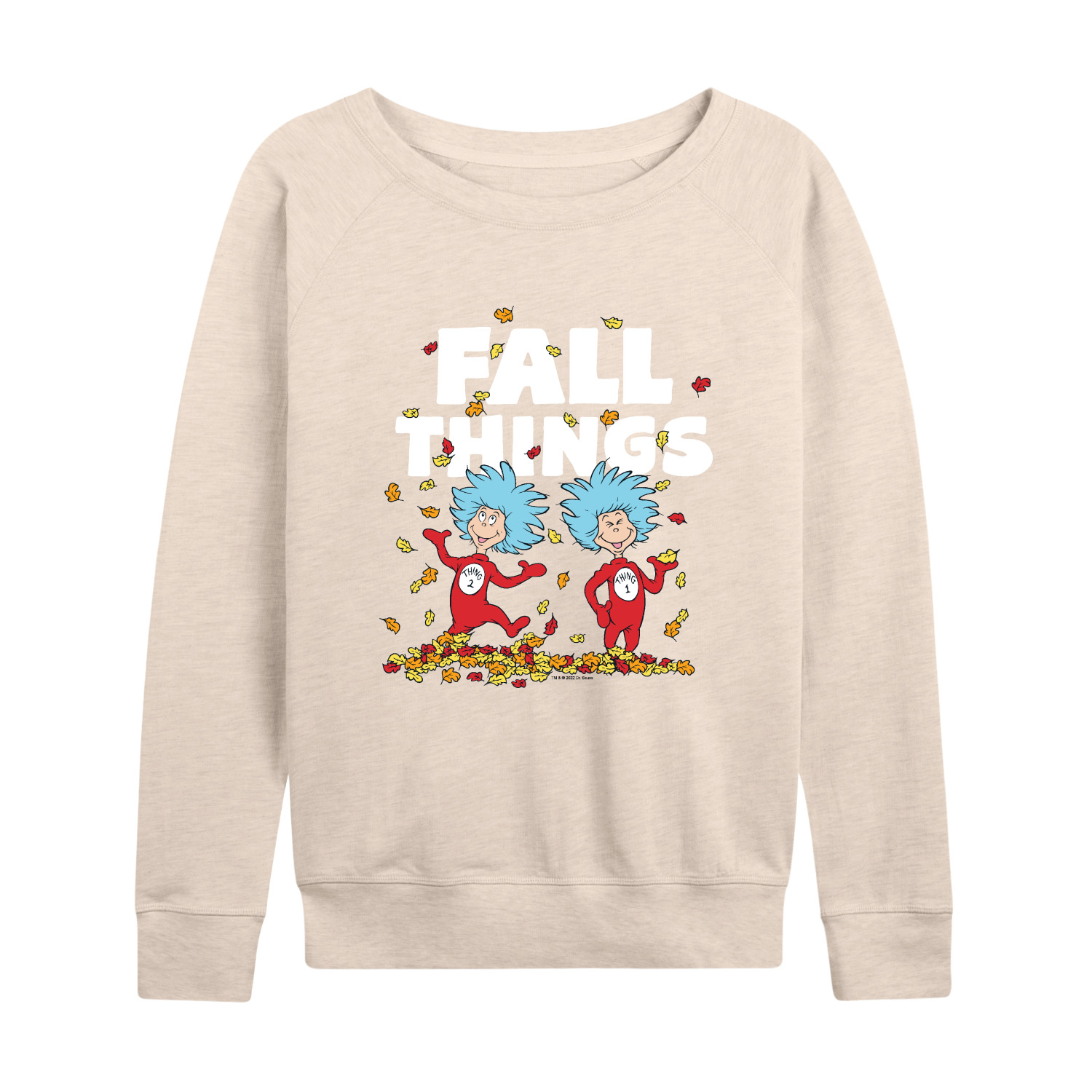 Dr. Seuss - Fall Things - Women's Lightweight French Terry Long Sleeve ...