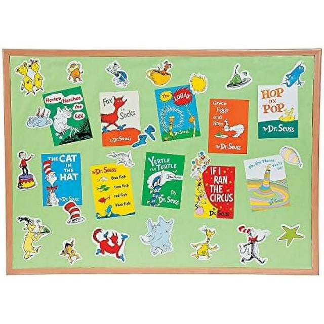 Dr Seuss Favorite Books Mini Bulletin Board Set 33 Pieces