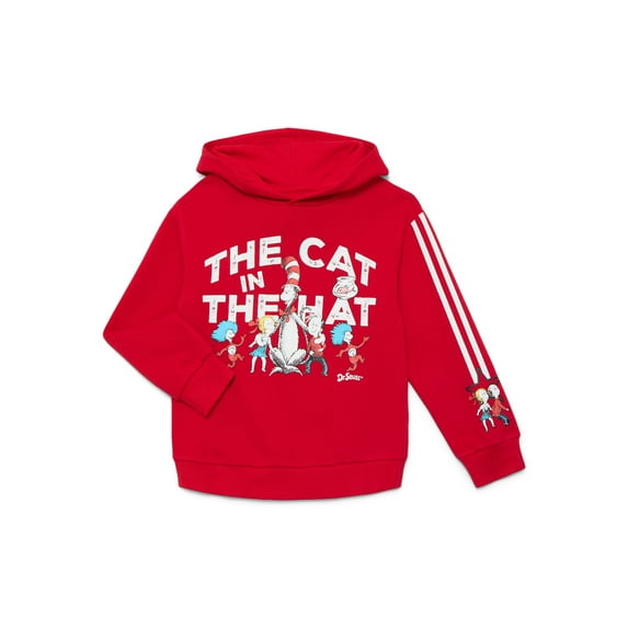 Dr. Seuss Girls and Big Girls Cat in the Hat Graphic Hoodie, Sizes 4-16 ...