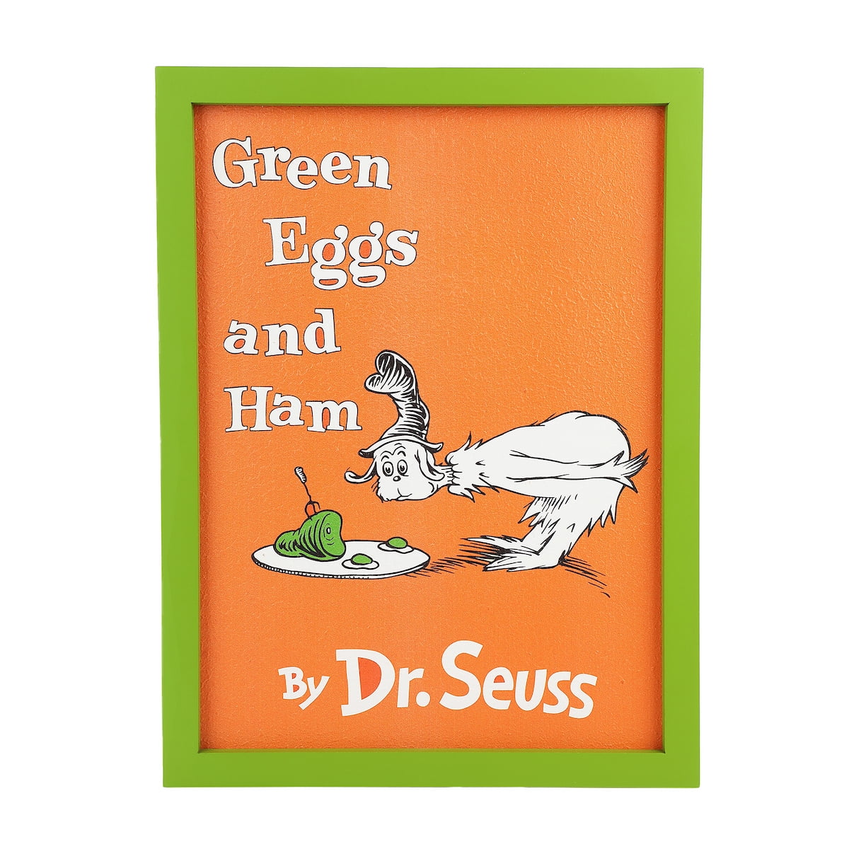 Dr Seuss Green Eggs and Ham 12" X 16" Wall Frame - Walmart.com