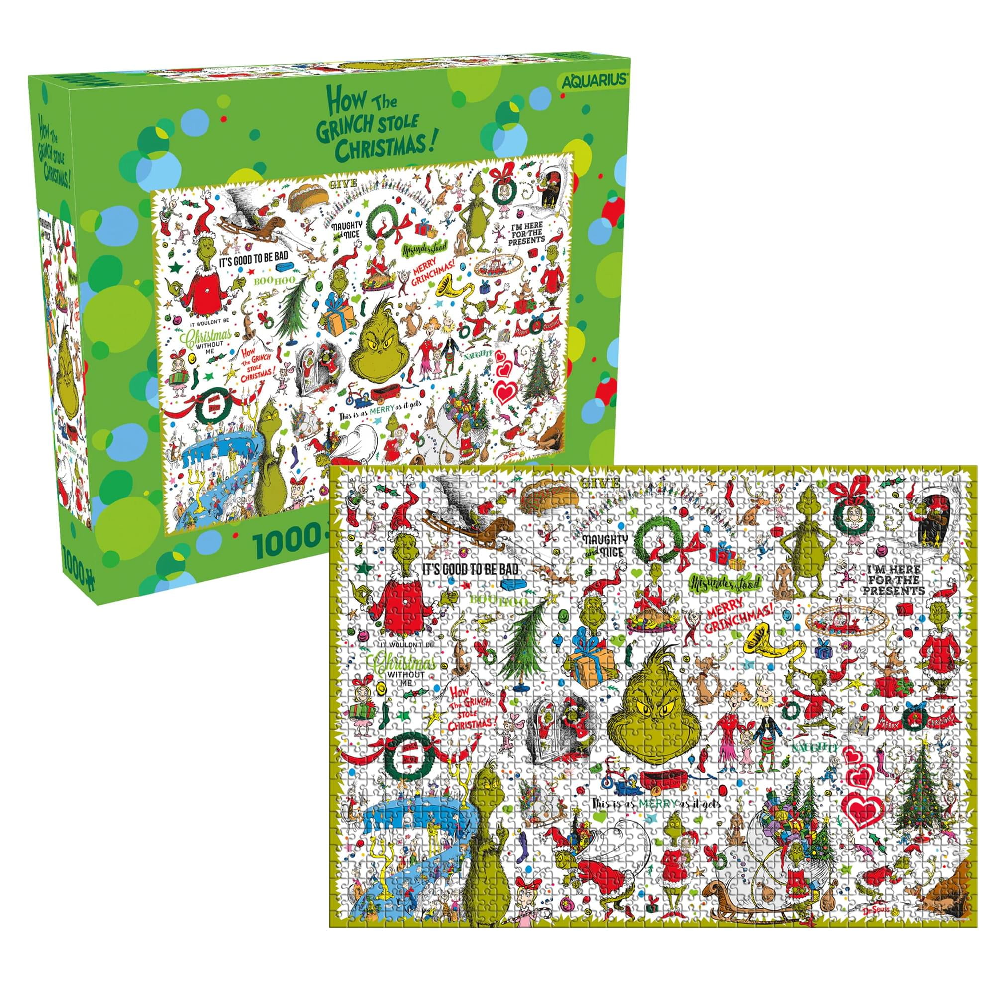 Dr. Seuss Grinch Christmas 1000 Piece Jigsaw Puzzle - Walmart.com