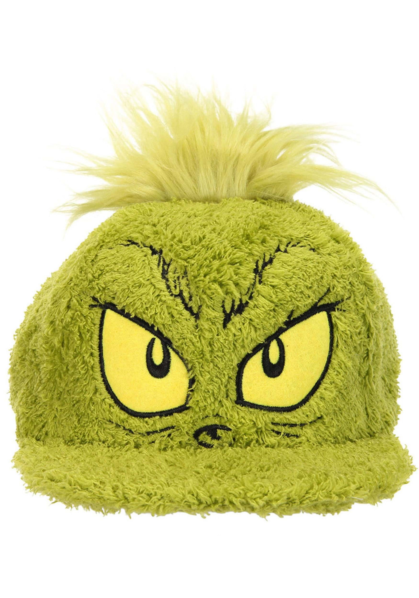 Dr. Seuss Grinch Fuzzy Cap - Walmart.com