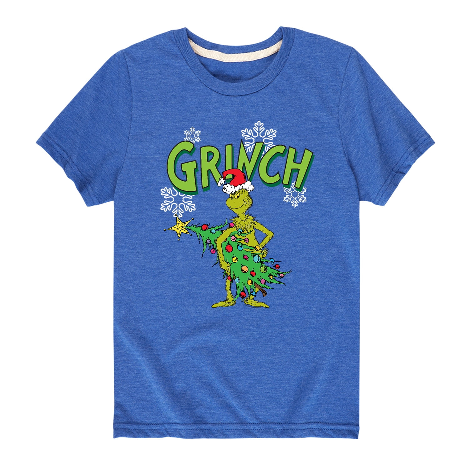 Dr. Seuss Grinch Christmas Tree Toddler Youth Short Sleeve T-Shirt ...