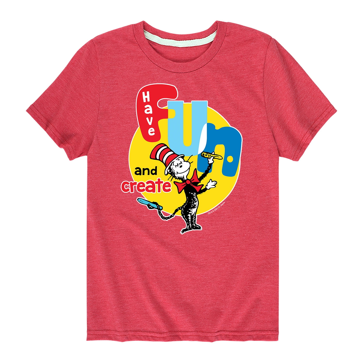 Dr. Seuss - Have Fun And Create - Toddler And Youth Short Sleeve ...