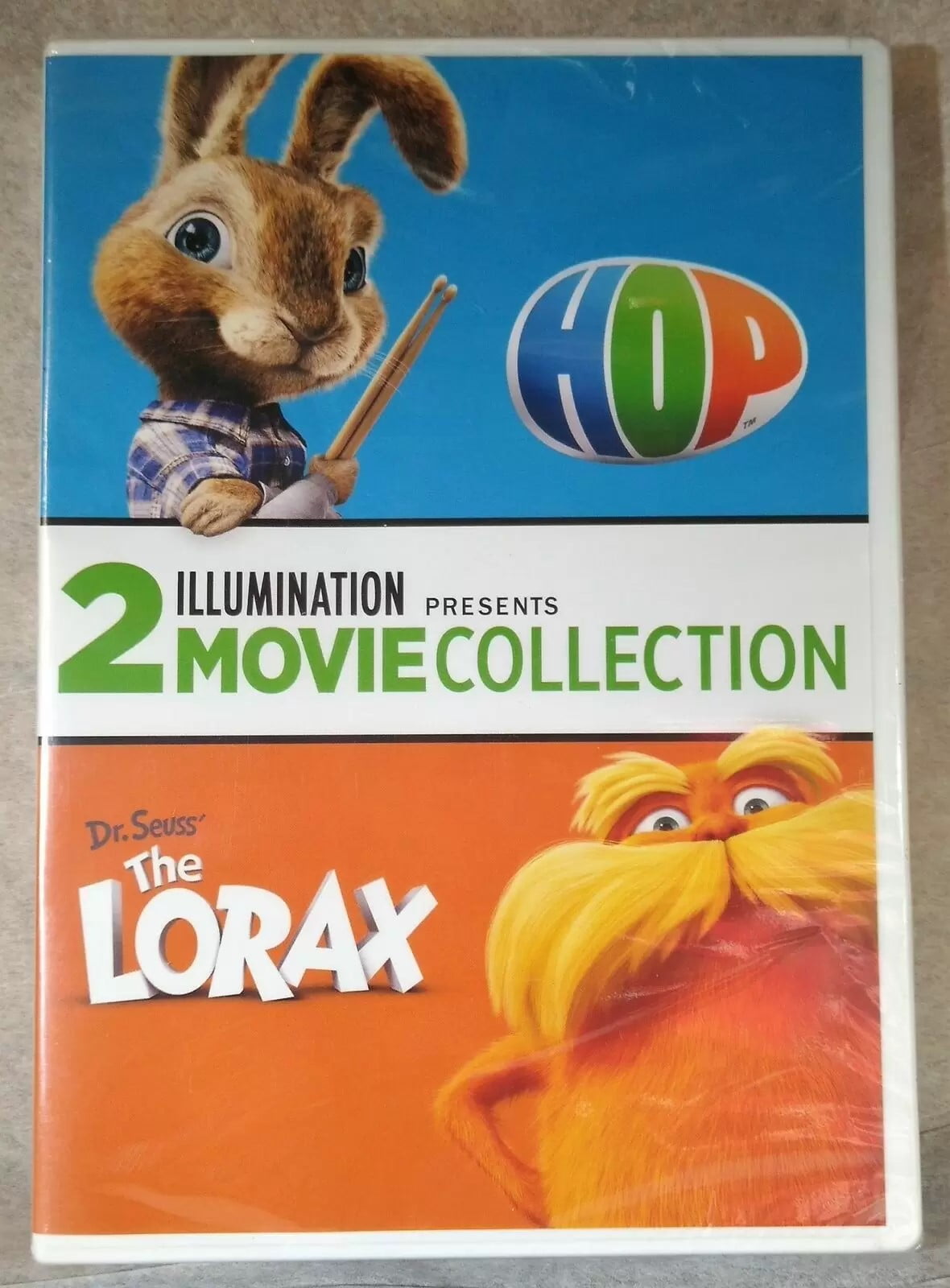 Dr Seuss Hop And Lorax Illumination 2 Movie Pack Dvd
