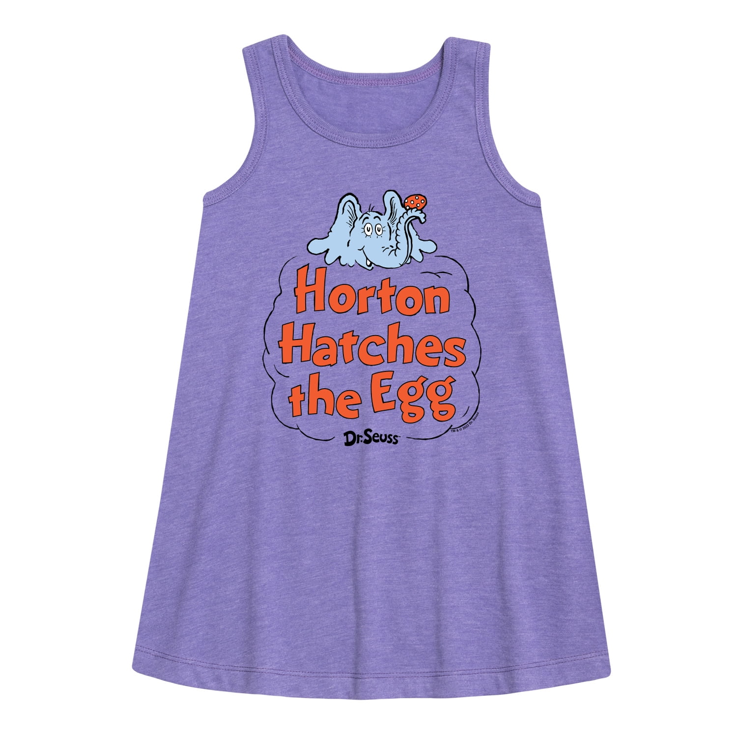 Dr. Seuss - Horton Hatches the Egg - Cloud - Toddler and Youth Girls A-line Dress - Walmart.com