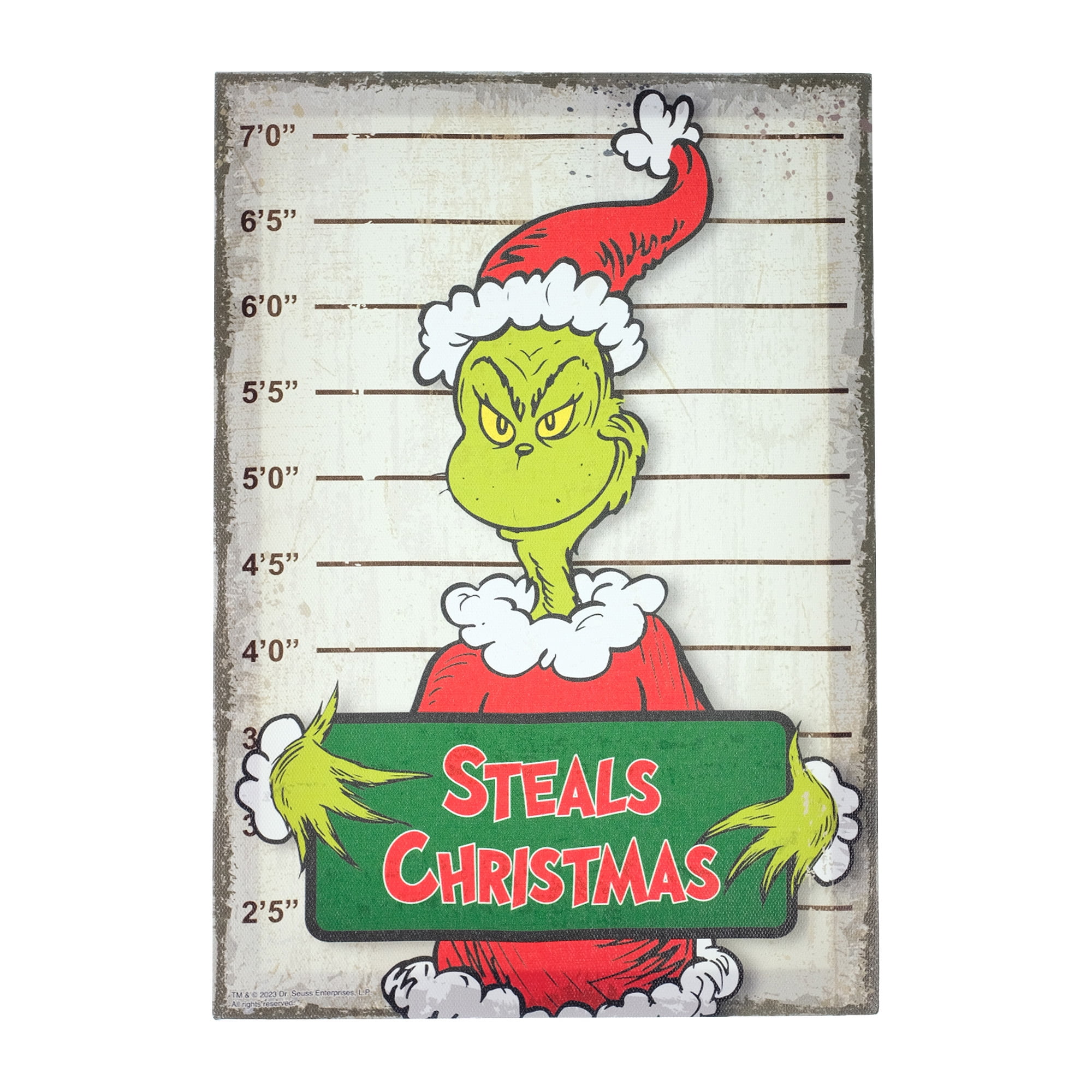Dr. Seuss' How The Grinch Stole Christmas Grinch Mugshot Christmas ...