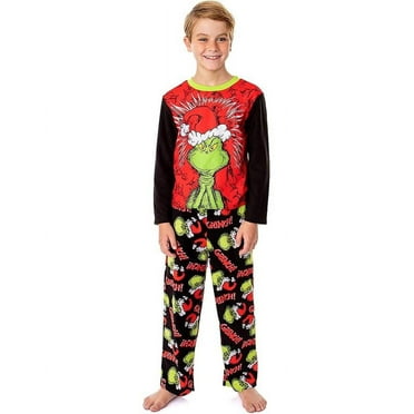 Dr. Seuss Grinch Christmas Kids Pajamas, Toddler 2 Piece Set, Green ...