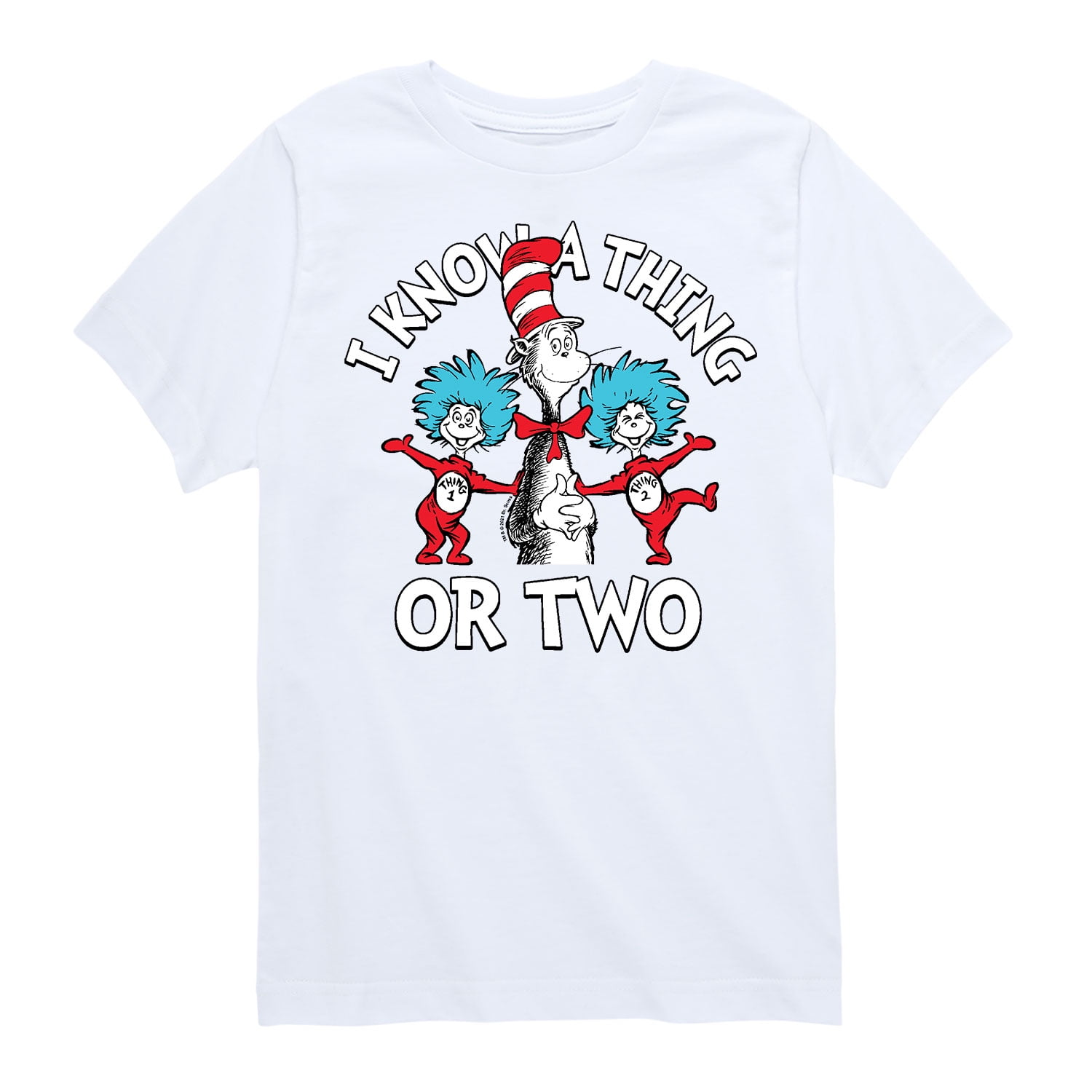 Dr. Seuss - I Know A Thing Or Two - Toddler And Youth Short Sleeve ...