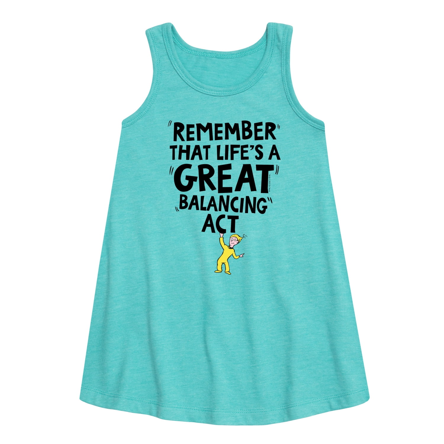 Dr. Seuss - Life Great Balancing Act - Toddler and Youth Girls A-line ...