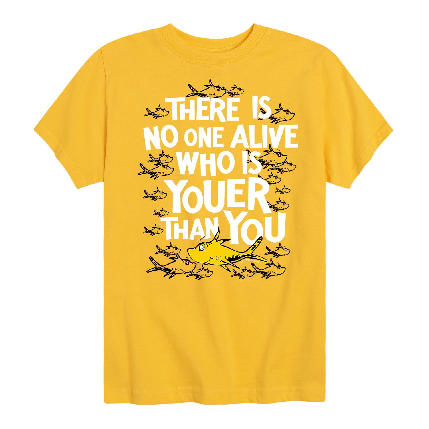 Dr. Seuss - No One Is Youer Than You - Toddler And Youth Short Sleeve ...