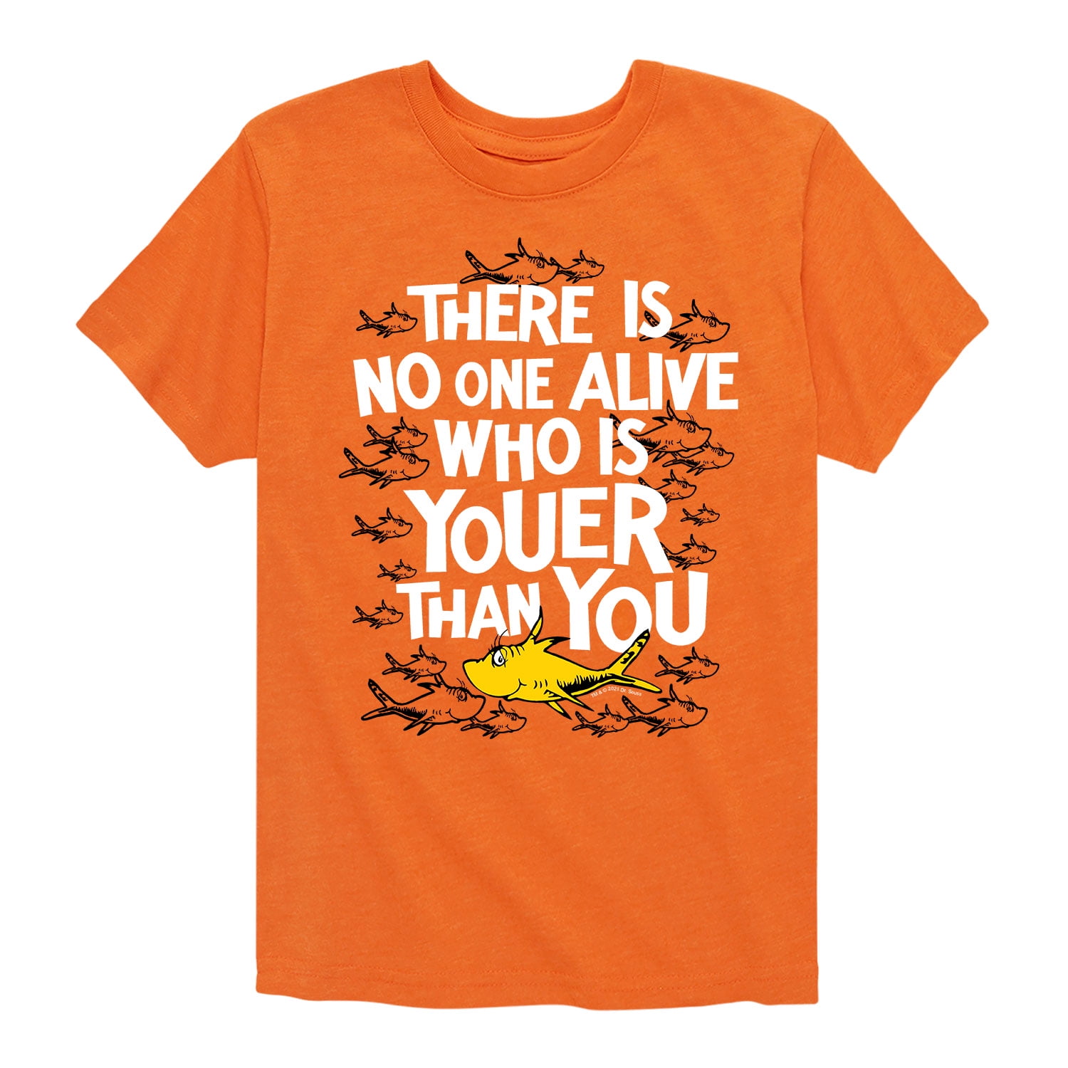 Dr. Seuss - No One Is Youer Than You - Toddler And Youth Short Sleeve ...