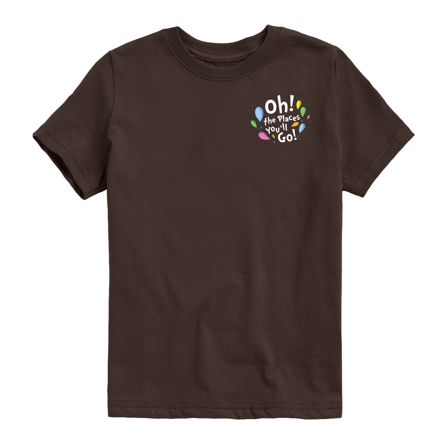 Dr. Seuss - Oh The Place You'll Go Illustrations - Youth Boys Short ...