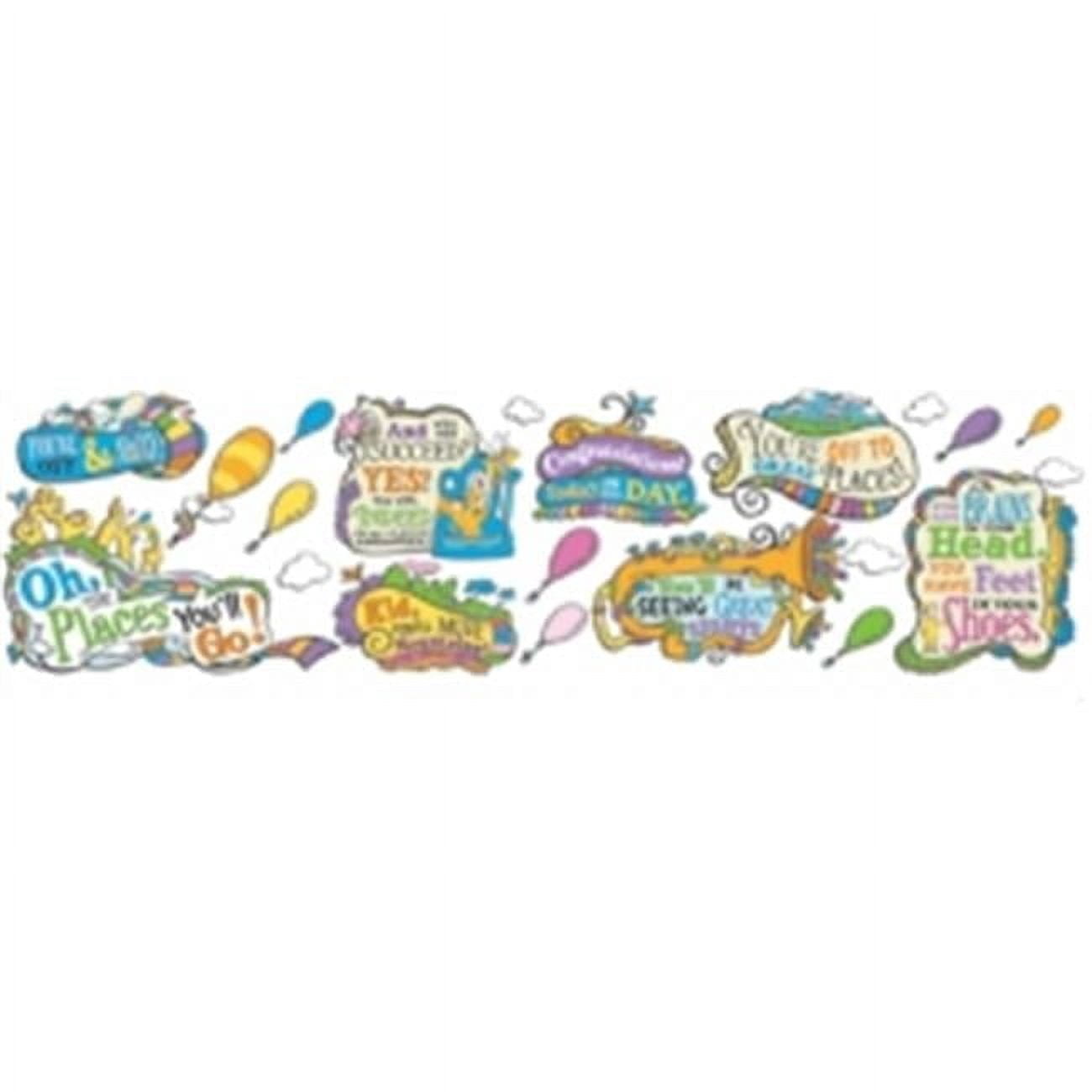 Dr Seuss Oh The Places You Will Go Bulletin Board Set - Walmart.com