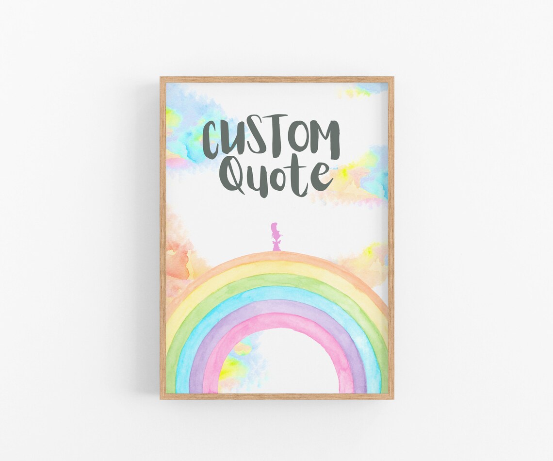 Dr Seuss Quote Poster Nursery Artwork Personalized Gifts Kids Room ...